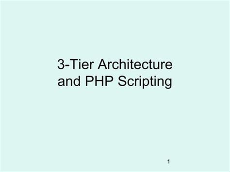 3 Tier Architecture Ppt