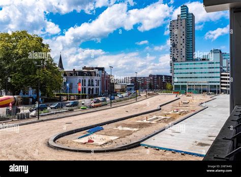 Constructing A Bus Terminal Tilburg Netherlands A New Bus Terminal Is