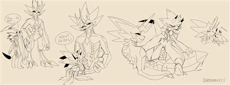 Rule 34 Anal Anthro B00b00keys Bandai Namco Betelgammamon Black Sclera Blush Digimon Digimon