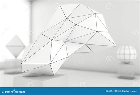 Abstract Grayscale Geometric Shapes Background Stock Illustration Illustration Of Large