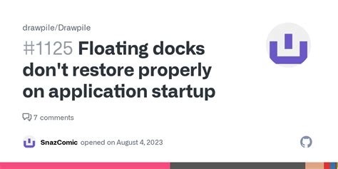 Floating Docks Don T Restore Properly On Application Startup Issue