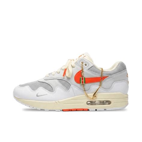 Nike Air Max 1 X Patta White And Hyper Crimson Ii7055 100