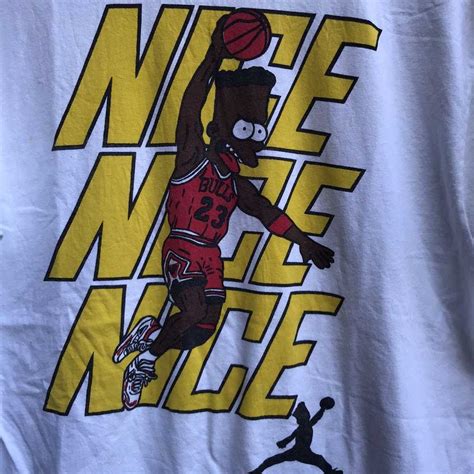 Cartoon Network × Vintage Bart Simpsons Jordan Parody Gem