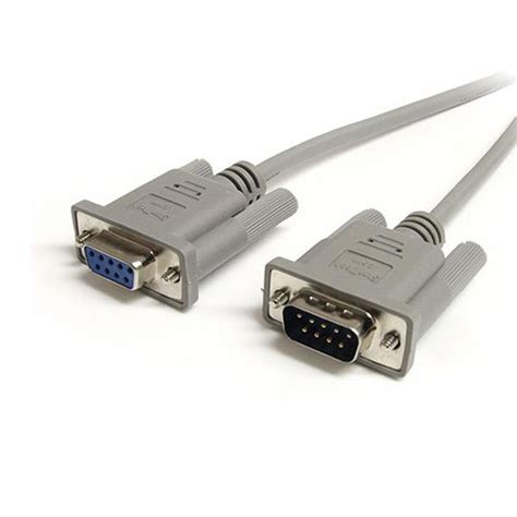 StarTech Straight Through Serial Cable 25 Gray MXT10025 B H
