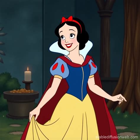 Snow White Cartoon Character Reference Stable Diffusion Online