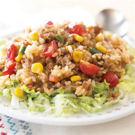 ひき肉たっぷり！ スタミナチャーハン｜だいどこログ 生協パルシステムのレシピサイト