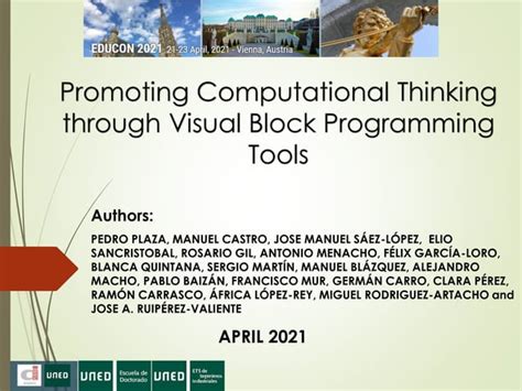 educon 2021 promoting computational thinking through visual block programming tools ppt free