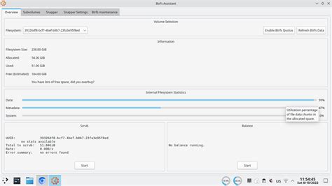 Btrfs Data Utilization 99 Newbie Endeavouros