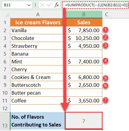 Count Cells That Are Not Blank In Excel Easy Formulas