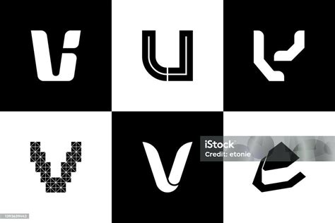 V 알파벳 및 로고 디자인 알파벳 V에 대한 스톡 벡터 아트 및 기타 이미지 알파벳 V 로고 아이콘 Istock