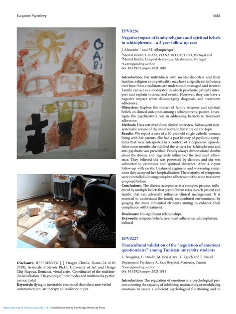 Pdf Transcultural Validation Of The “regulation Of Emotions Questionnaire” Among Tunisian