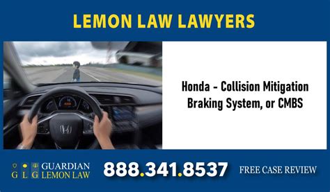 Honda Collision Mitigation Braking System Or Cmbs California Lemon Law Lawyers