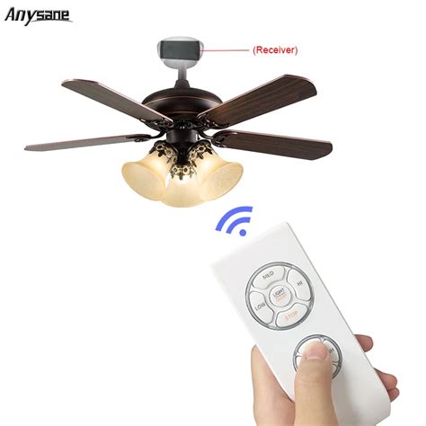 Universal Wireless Ceiling Fan Remote Control Controller Lighting Remote Switch Timing For LED