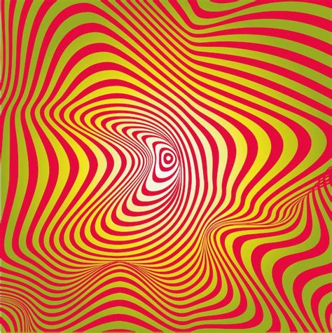 Premium Vector Weird Wavy Colorful Striped Distorted Background