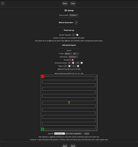 Led Matrix 16 X 16 With Sound Reactivity Powered By Usb Type C Wled And Quinled Dig Uno By