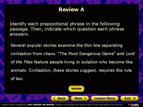 Writing With Detail Prepositional Phrases Identifying Prepositional Phrases