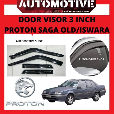 Proton Saga Old Proton Iswara Saga 2 Saga Lmst Door Visor 3 Inch 4