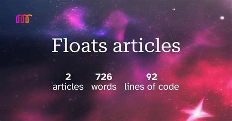 Floats Blog Articles Mathspp