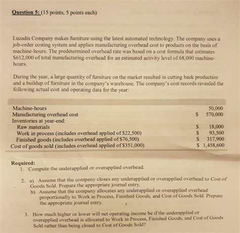 Solved Question 2 15 Points One Point Each Classify The