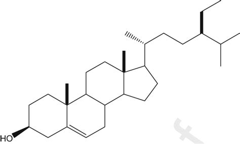 15 β Sitosterol Structure Download Scientific Diagram