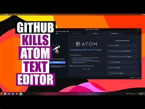 Github Kills Atom Text Editor Shocker
