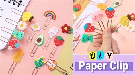 🍓how To Make Cute Paper Clip At Home Diy Paper Clip Youtube