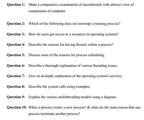 Solved Operating System Please Don T Use AI Question Chegg