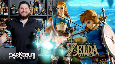 Link And Zelda The Legend Of Zelda Breath Of The Wild 林克与塞尔达 《塞尔达传说：荒野之息》 First 4 Figures