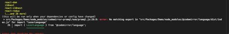 Version 17 The Api That A Package Depends On Does Not Exist · Issue 149 · Prometheuscodemirror