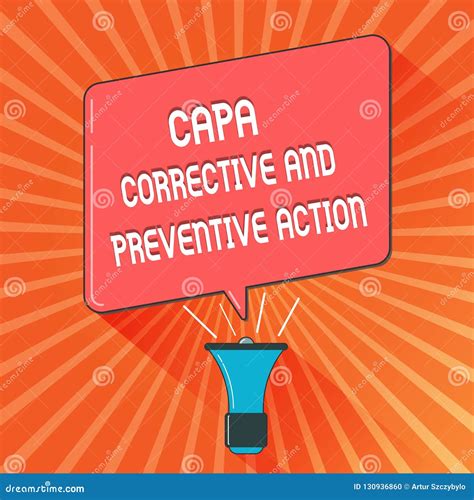 Conceptual Hand Writing Showing Capa Corrective And Preventive Action Business Photo Showcasing