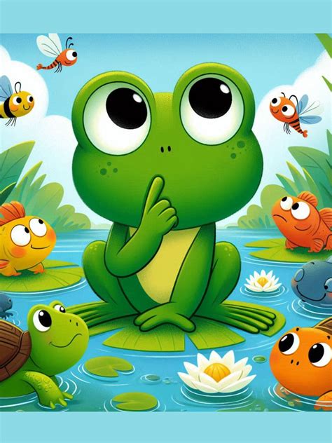 The Clever Frog Shorty Story By Cherry Tales
