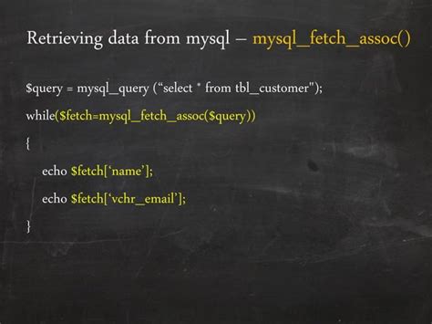Introduction To Php Database Connectivity Pdf