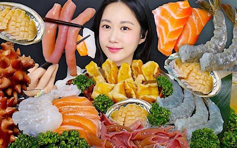 ONHWA 生海鲜生鱼片 咀嚼音 生虾海菠萝海肠鲍鱼比目鱼三文鱼 ONHWA Official ONHWA Official