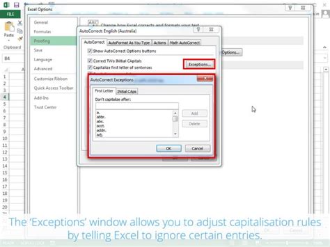 autocorrect excel 2013 tutorial