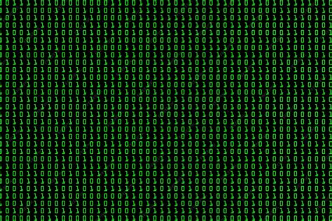 Premium Vector Streaming Binary Code Background