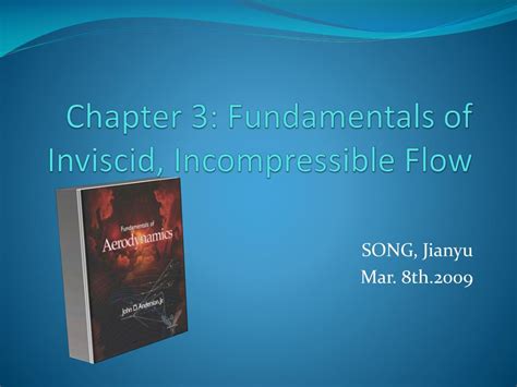 ppt chapter 3 fundamentals of inviscid incompressible flow