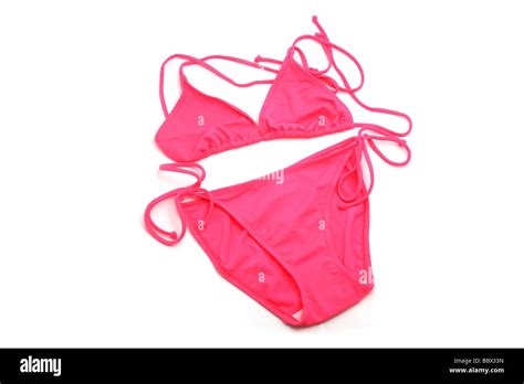 White Pink Bikini Cut Out Stock Images Pictures Alamy