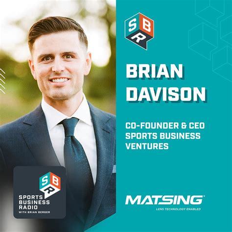 Brian Davison Co Founder And… — Sports Business Radio Podcast — Apple