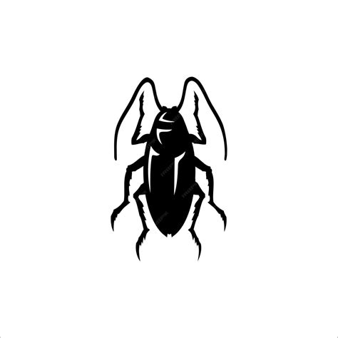 Premium Vector Black Cockroach Vector Can Be Used As Graphic Design
