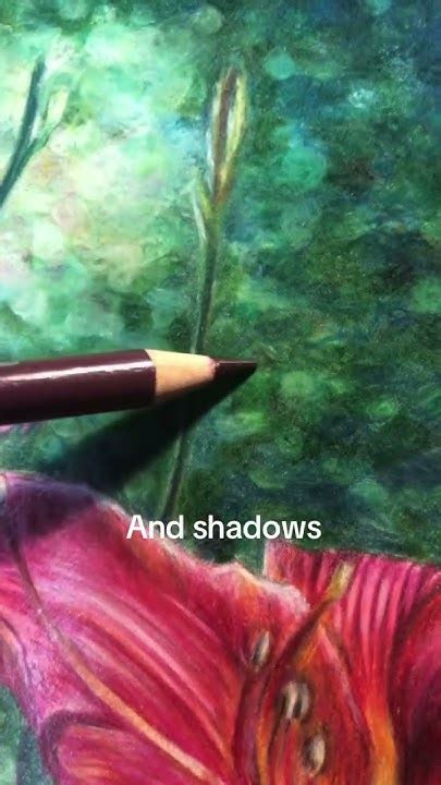 How To Draw A Blurry Background With Colored Pencils Follow Me On