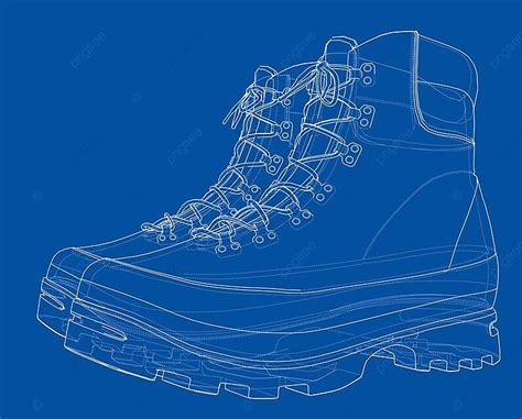 Mens Boot Concept Vector Rendering Of 3d Shoes Drawing Mens Vector Shoes Drawing Mens Png And