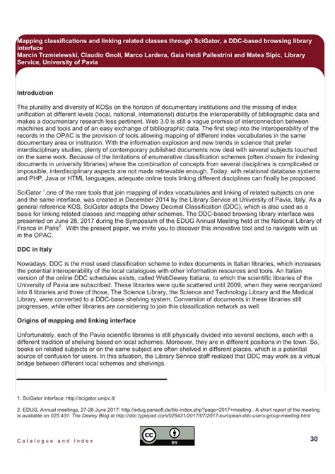 Pdf Mapping Classifications And Linking Related Classes Through