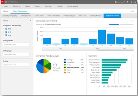 First Glimpse Of The New Infor Crm Interface Customer Fx