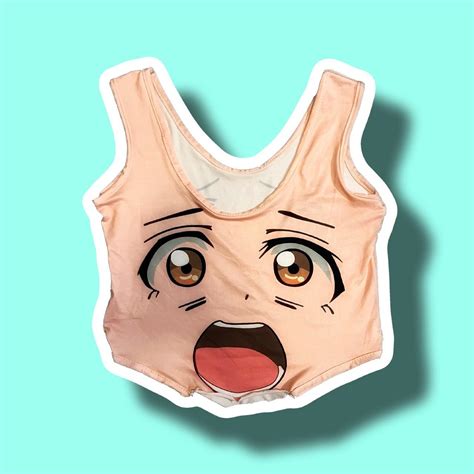Hentai Anime Crop Tank⭐️ ️ Front Is The Brown Eyes Depop Hentai Anime Crop Tank⭐️ ️ Front Is The Brown Eyes Depop