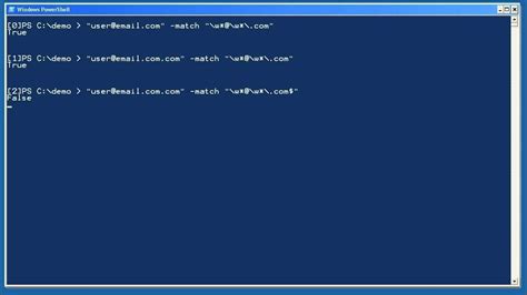 Windows Powershell Intermediate Chapter 05 Regular Expressions Youtube