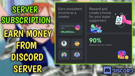 Server Subscription Monetization Discord In Mobile How To Earn