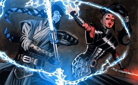 Shado Vao And Darth Maladi Star Wars Artwork Star Wars The Old Star