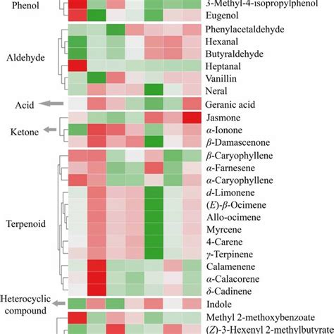 Analysis Of Differential Volatile Components Of Seven Tea Cultivars