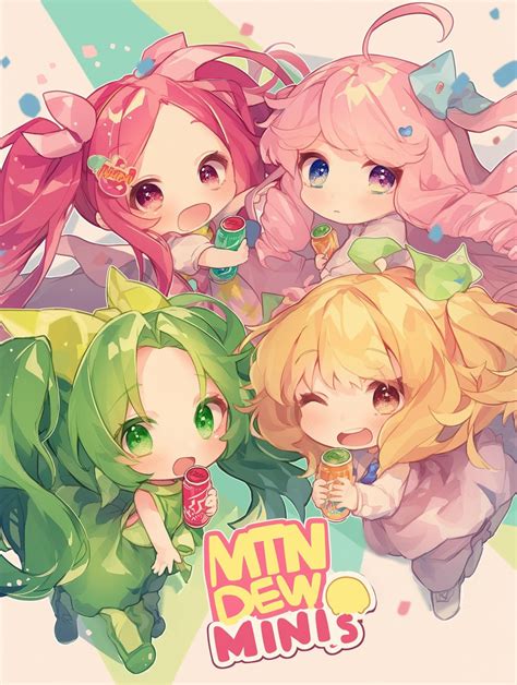 Chibi Drinks Mtn Dew Minis R Waifudiffusion