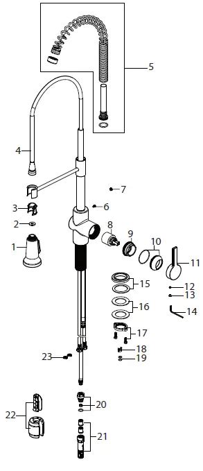 Kraus Kpf 1691 Britt Single Handle Kitchen Faucet Installation Guide